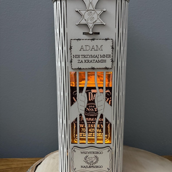 Birthday Whisky Box. 3mm, SVG, DXF Laser Cut Files. Wooden Box Digital ...