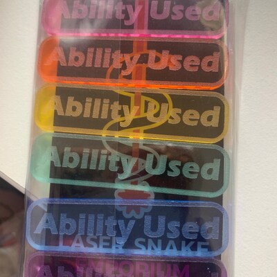 Ability Used Marker Pokémon TCG Laser Cut Acrylic - Etsy