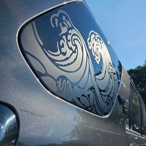 Fits 2019-2024 Subaru Forester Rear Side Windows Floral Flowers Decal ...