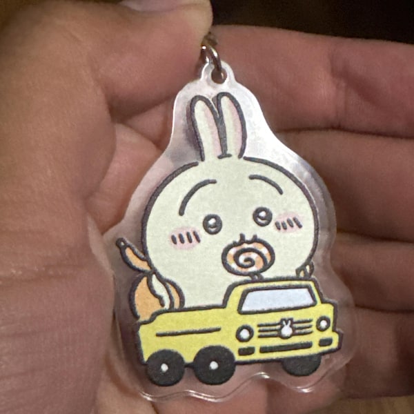 Chiikawa Acrylic Keychain, Chiikawa Double Side Keychain, Hachiware ...