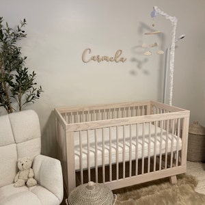 Custom Wood Name Sign for Nursery or Kids Room Decor, Personalized ...