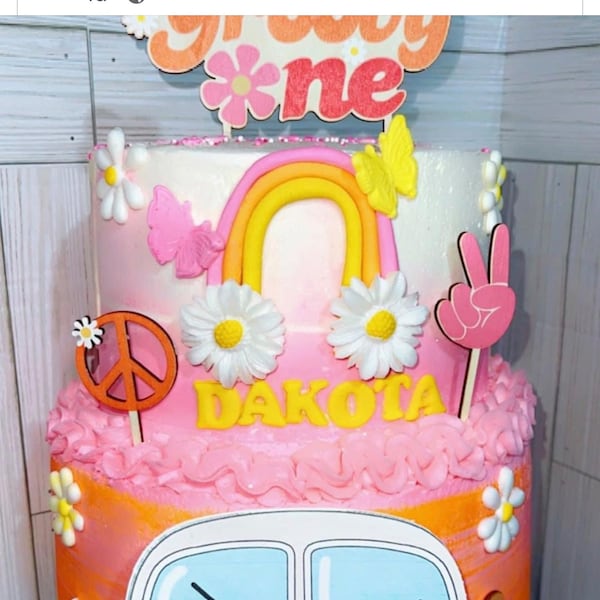 Groovy One SVG File | Retro Design, Girl First Birthday Party ...