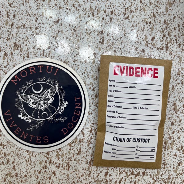 Print on Demand Crime Scene Messy Bun Cushioned Crew Socks Forensics ...