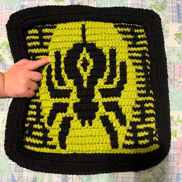 Milagros Throw Mosaic Crochet Pattern - Etsy