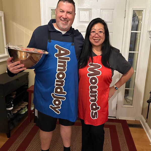 Candy Couple Halloween Costume Almond and Mound Joy Costume Matching ...