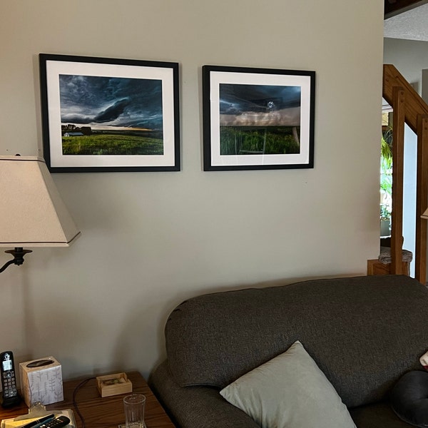 4x6 Landscape Photography Prints, Set of Three Storm Cloud Wall Art ...