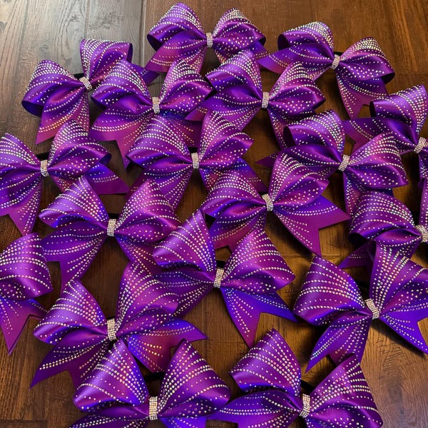 Cheer Bow Rhinestone Template SVG SAWTOOTH Design - Etsy