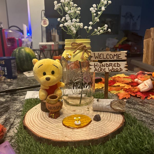 Vinyl Decal: Cute Bear Face Vinyl Decal / Flower Pot Face / Fishbowl ...