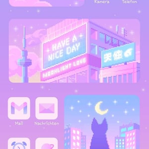 Dreamy Pink Coquette Bunny Lock Screen + Home Screen Wallpaper Set - Etsy