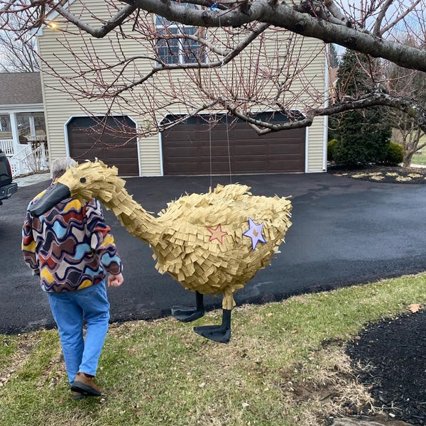 Goose, Gosling, Duck Piñata Statue -- Durable Handmade Paper Mache - Etsy