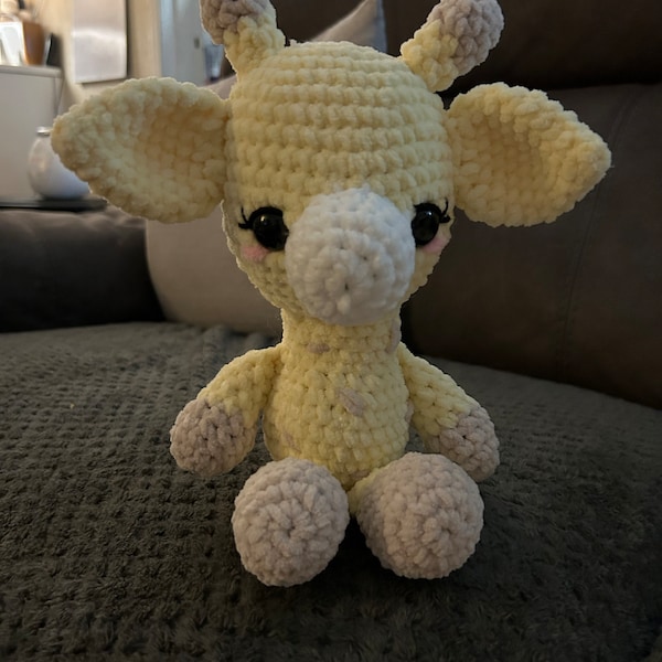 PATTERN: Plush Gemma the Giraffe Pattern - Amigurumi Chunky Giraffe ...