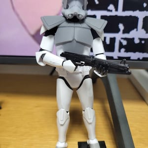 Phase 2 Commander Fox Doom Clone Trooper Realistic Head 1:12 Scale ...