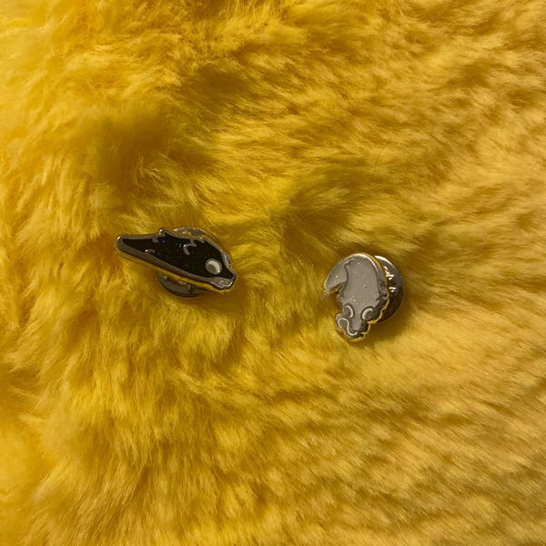 Worm on a String Mini Pins! - Etsy