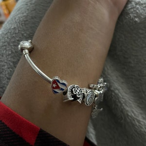 Pandora Charm Holland Windmill Bead Charm Travel Button S925 Sterling ...