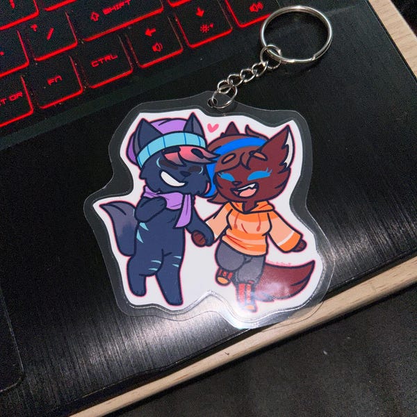 Bluey Acrylic Keychains || Bluey Keychain || Bluey Acrylic Charm ...