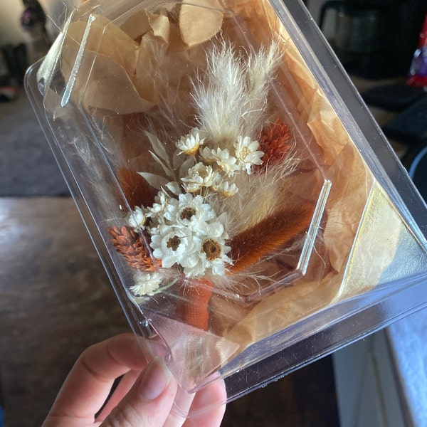 Rust Wildflower Boutonniere/ Wedding Flowers/ Groom and Groomsmen ...