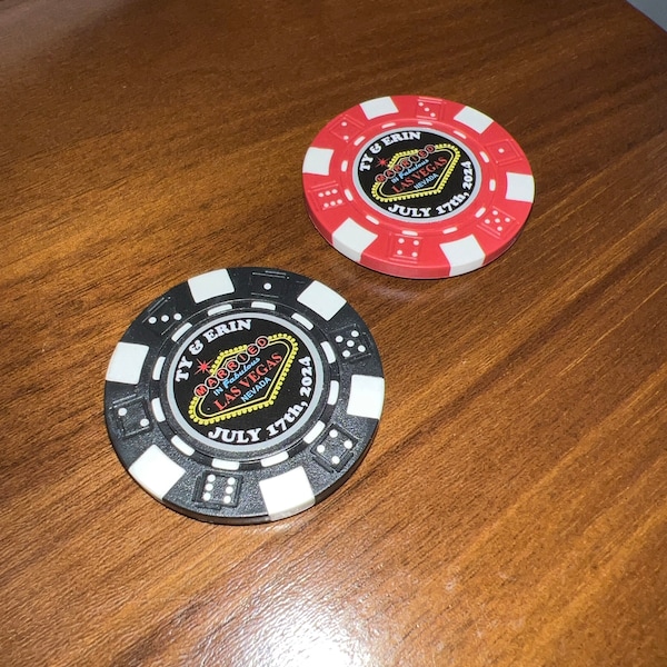 50 Custom Drink Chips, Drink Token, Free Drink, Drink Chips, Poker Chip ...