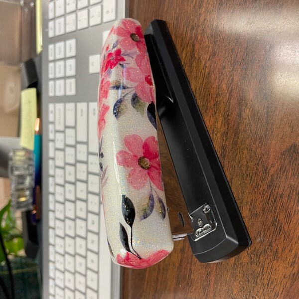 Retro Resin Teacher Stapler, Custom Desk Stapler, Composition Notebook ...