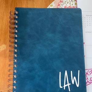 Personalized Spiral Notebook Hardcover Small & Large Sizes 90 Sheets ...