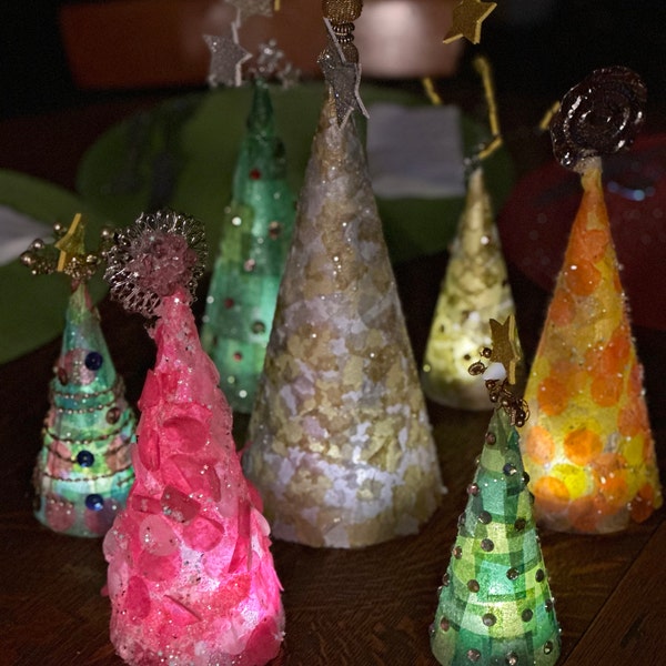 12" Plastic Cone Used to Make Sea Glass Tree Angel Tree Topper - Etsy