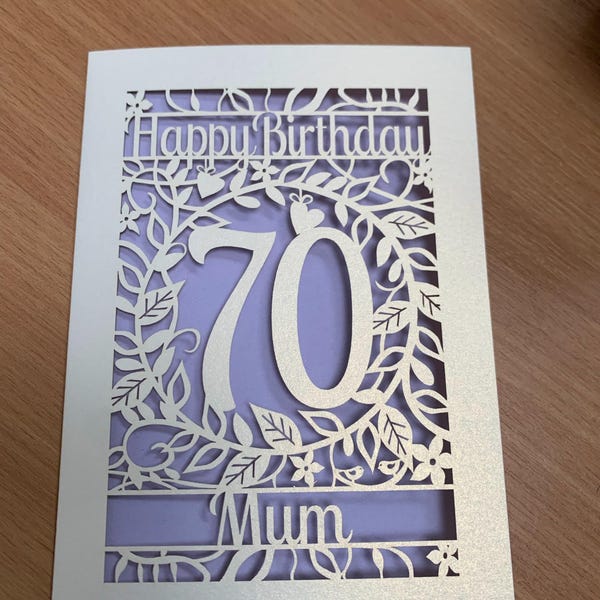 Personalised Papercut Retirement Card, Laser Cut on Your Retirement ...