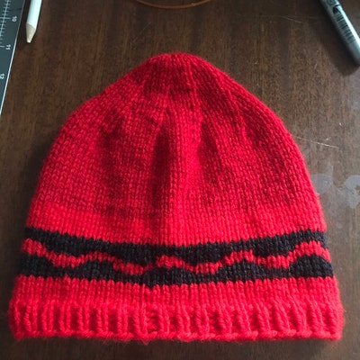 Crayon Hat KNITTING PATTERN / Crayon Pattern / Back to School Hat ...