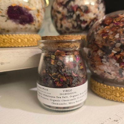 New Moon & Full Moon Bath Salt Set - Etsy