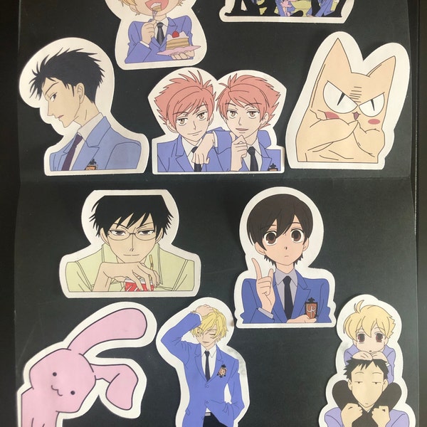 Ouran High School Host Club Sticker & Magnet Set - Etsy