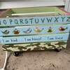 Toy Box, Hand Painted Toy Box, Kids Painted Toy Chest, Peter Rabbit Toy ...