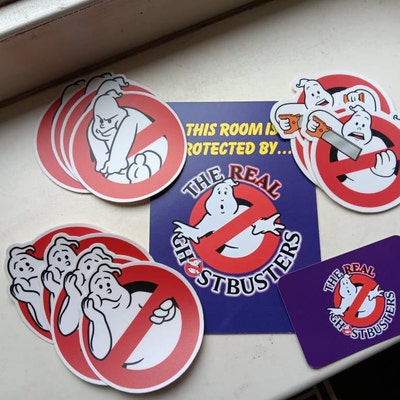 Real Ghostbusters Logo Sticker Pack sawing, Bored & Upside Down - Etsy