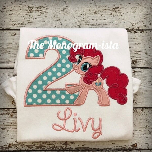 My Little Pony Machine Applique Design in 2 Sizes ---instant Download ...