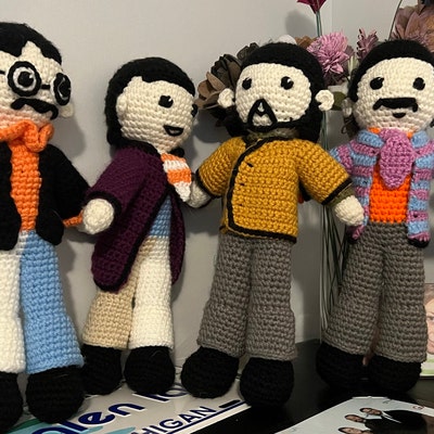YELLOW SUBMARINE Beatles Set PDF Crochet Pattern the Beatles Yellow ...