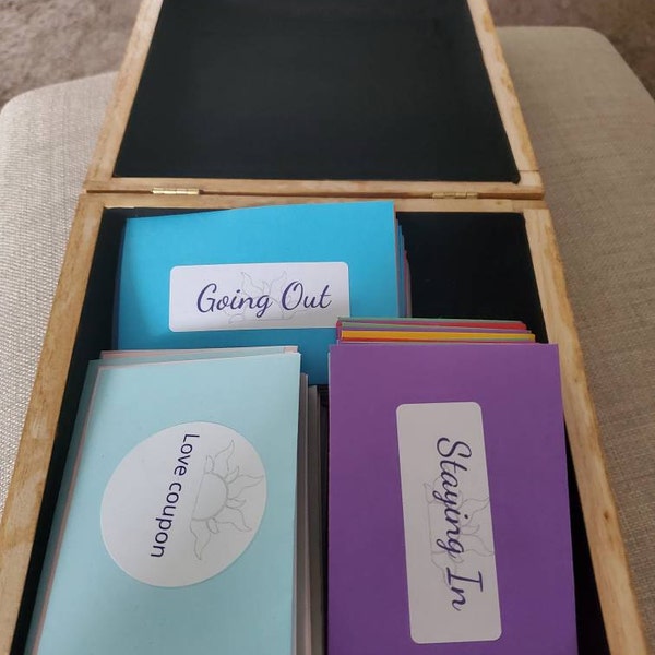 Couples Cards Bundle Date Cards Year of Date Night Idea Cards Couples ...