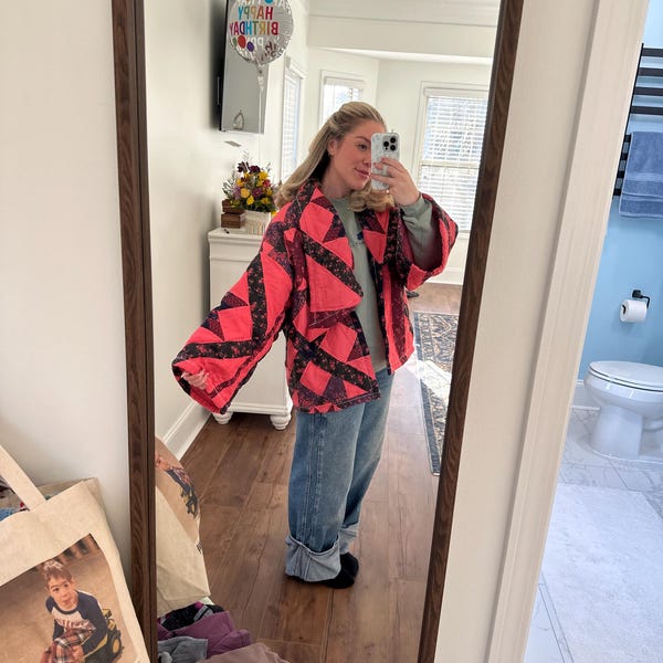 Barney & Baby Bop Nostalgic Dyed Comforter Coat - Etsy