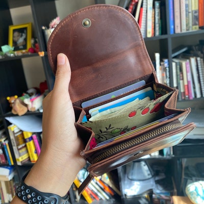 Womens Leather Wallet, Small Leather Wallet, Leather, Mini Wallet ...