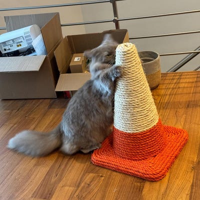 Cone Cat Scratching Post - Etsy