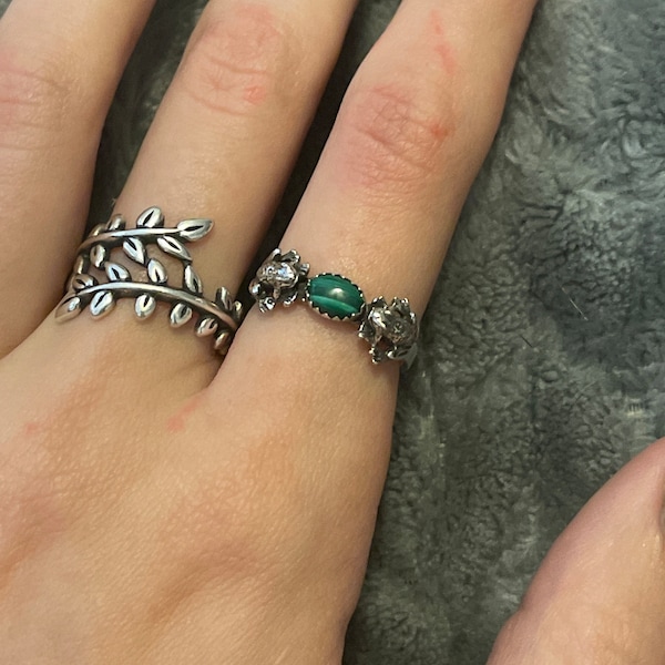 Diamond Back Snake Ring, Sterling Silver Rattlesnake Ring, US Sizes 5 ...