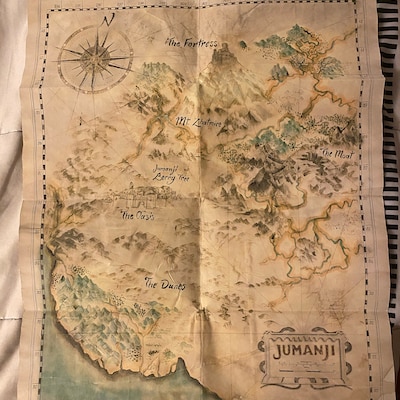 Jumanji Map: Next Level MAP Replica JUMANJI - Etsy