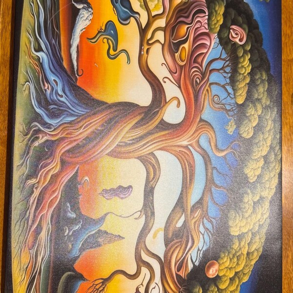 Gustav Klimt Trees and Sun Lights Art Canvas Print,gustav Klimt Art ...