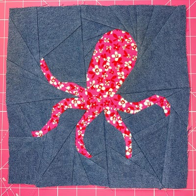 Chicken, 12 Inch Foundation Quilt Block Pattern From the Farm Animal ...