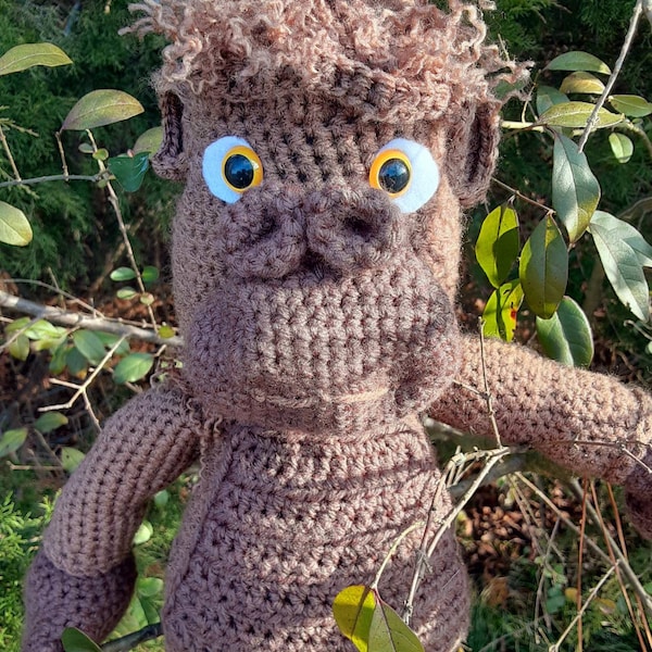 Sasquatch Crochet Pattern, Bigfoot, Amigurumi, Yeti, Handmade Doll ...