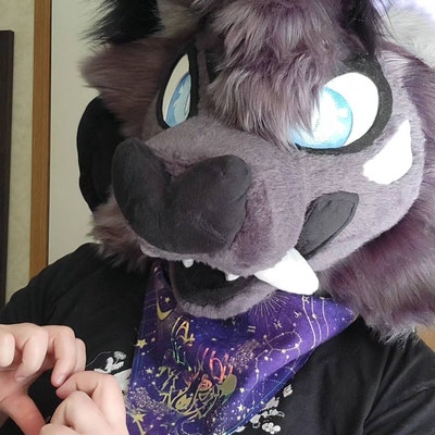 Green Snowflakes Fursuit Bandana - Etsy