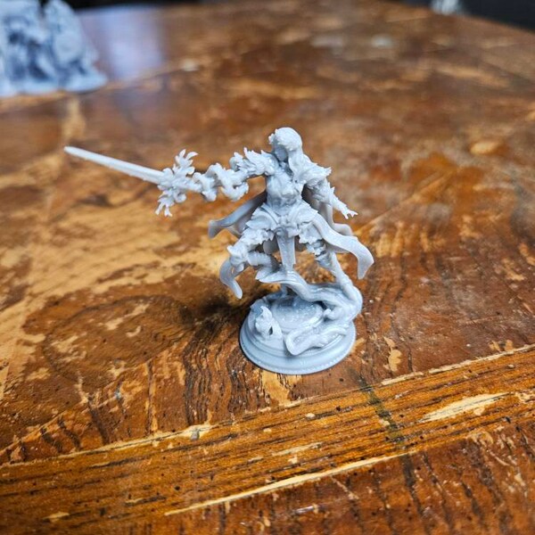 Kora, Tribal Warrior. Beautiful 3D Printed Figure, Sculpted by Nerikson ...