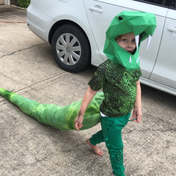 Snake Mask Pattern - Open Face for Great Visibility! Paper Mask ...