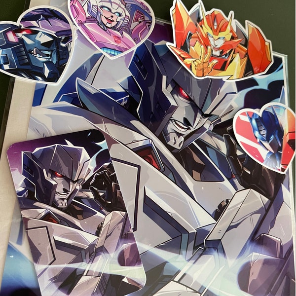 Megatron | Transformers Earthspark Print - Etsy