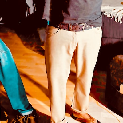 Custom Leather Belts, Men's Belt, Unique Leather, Men's Turquoise ...