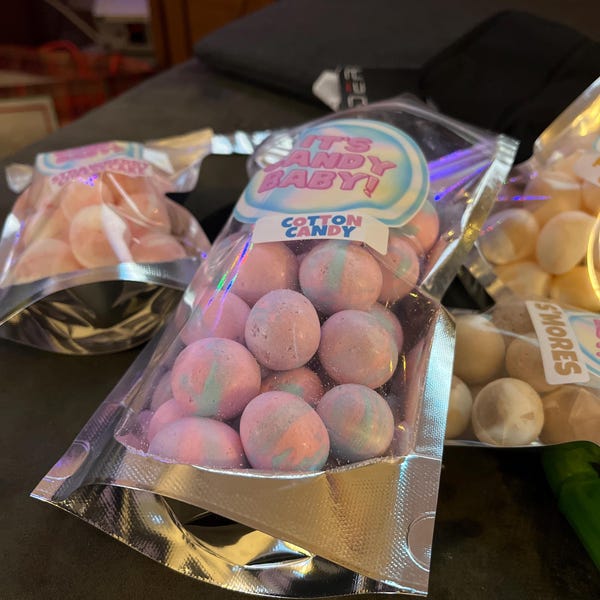 Freeze Dried Cotton Candy Taffy: Light, Airy, Crunchy - Etsy