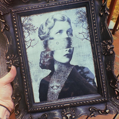 The Grief Handmade Baroque Frame Complete With Prints Glass - Etsy