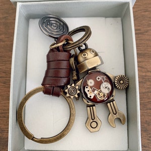 Steampunk Robot/android Robot/ Funky Robot Necklace/birthday Present ...