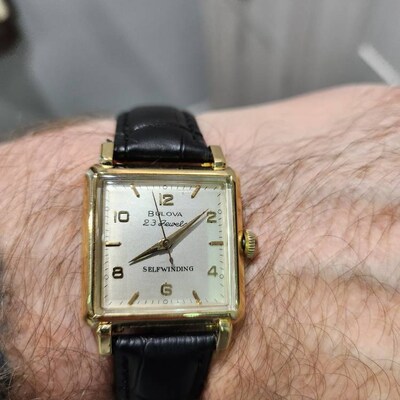 1950'S Vintage HAMILTON RUSSELL, Stunning Silver Dial, Serviced With ...